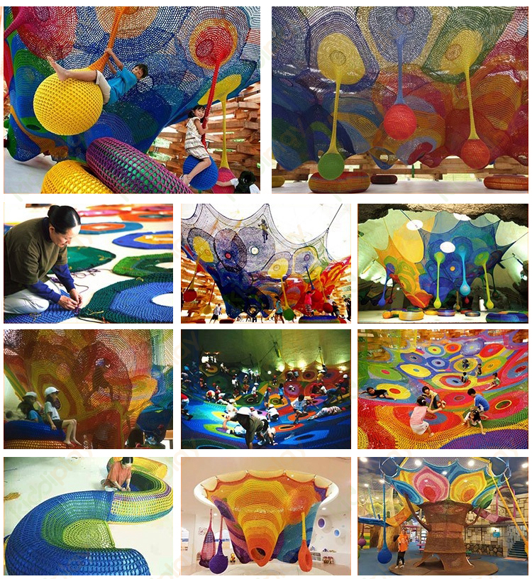 Indoor Playground Equipment Rainbow Safety Tree Net for Kids Climbing ...